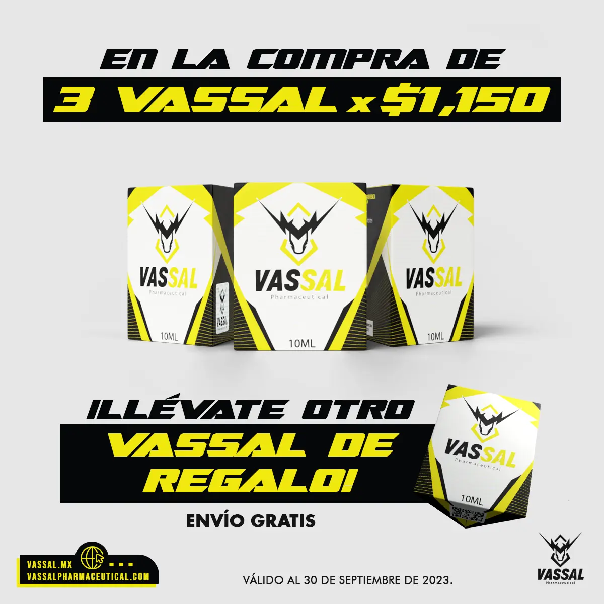 3 VASSAL + 1 VASSAL GRATIS - Vassal Pharmaceutical